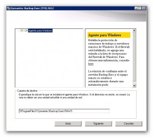 Despliegue de agentes Remote Agent con Symantec Backup Exec 2012 V-Ray