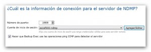 Configuración del protocolo NDMP en una NetApp y conexión con Symantec ...