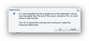 Configurar una SnapVault Relationship entre dos cabinas NetApp