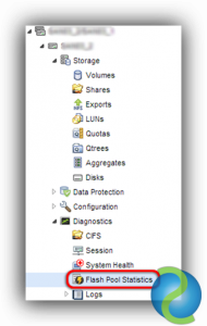 Activar la cache de lectura y escritura en NetApp Flash Pool